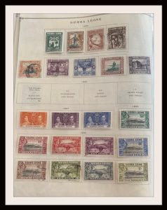 Nice Little Sierra Leone Collection, 1884-1956 – The Itty Bitty Stamp ...